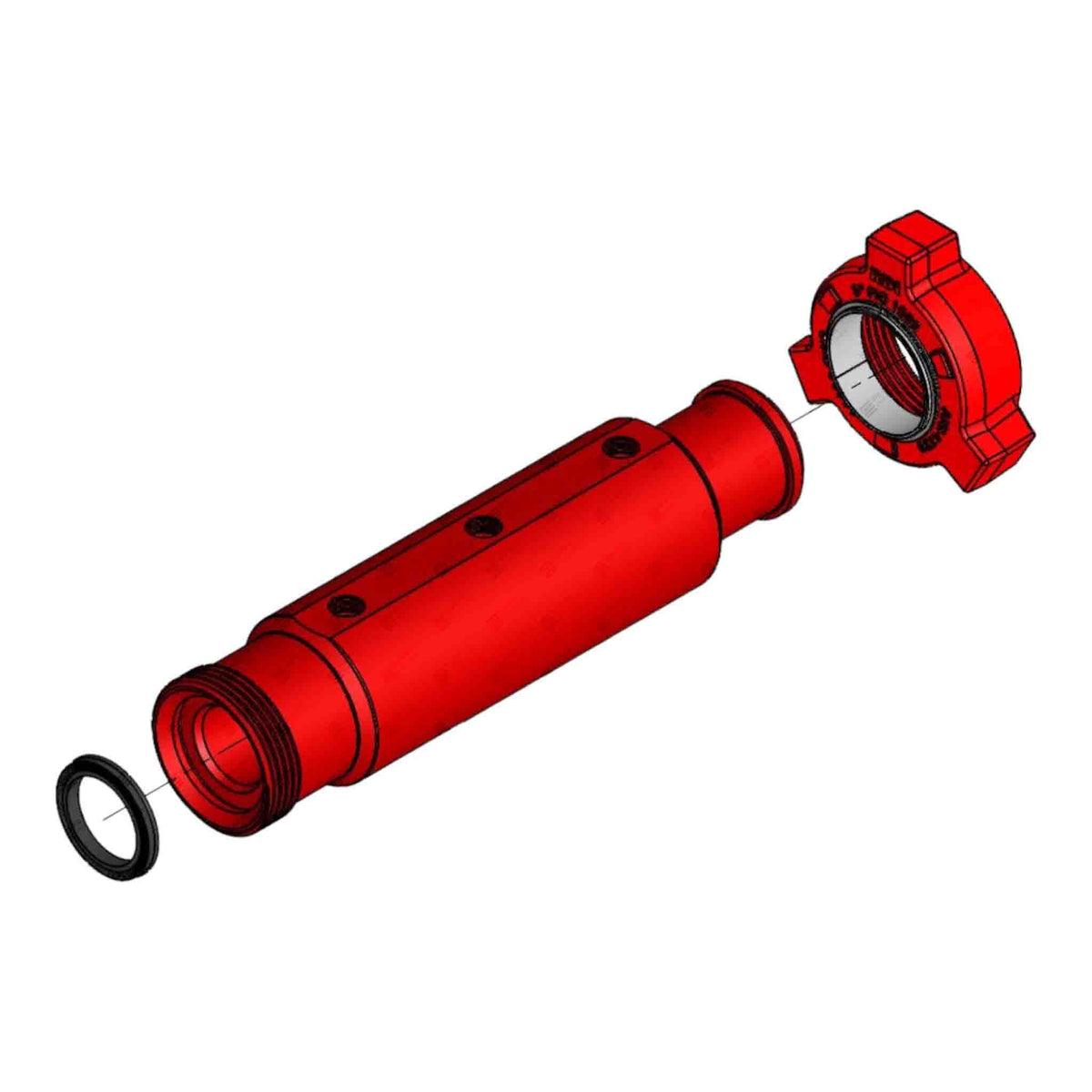 Data Header, 3" 1502 MxF, Integral, 2FT, 3ea 0.5625" Autoclave, 15000 ...